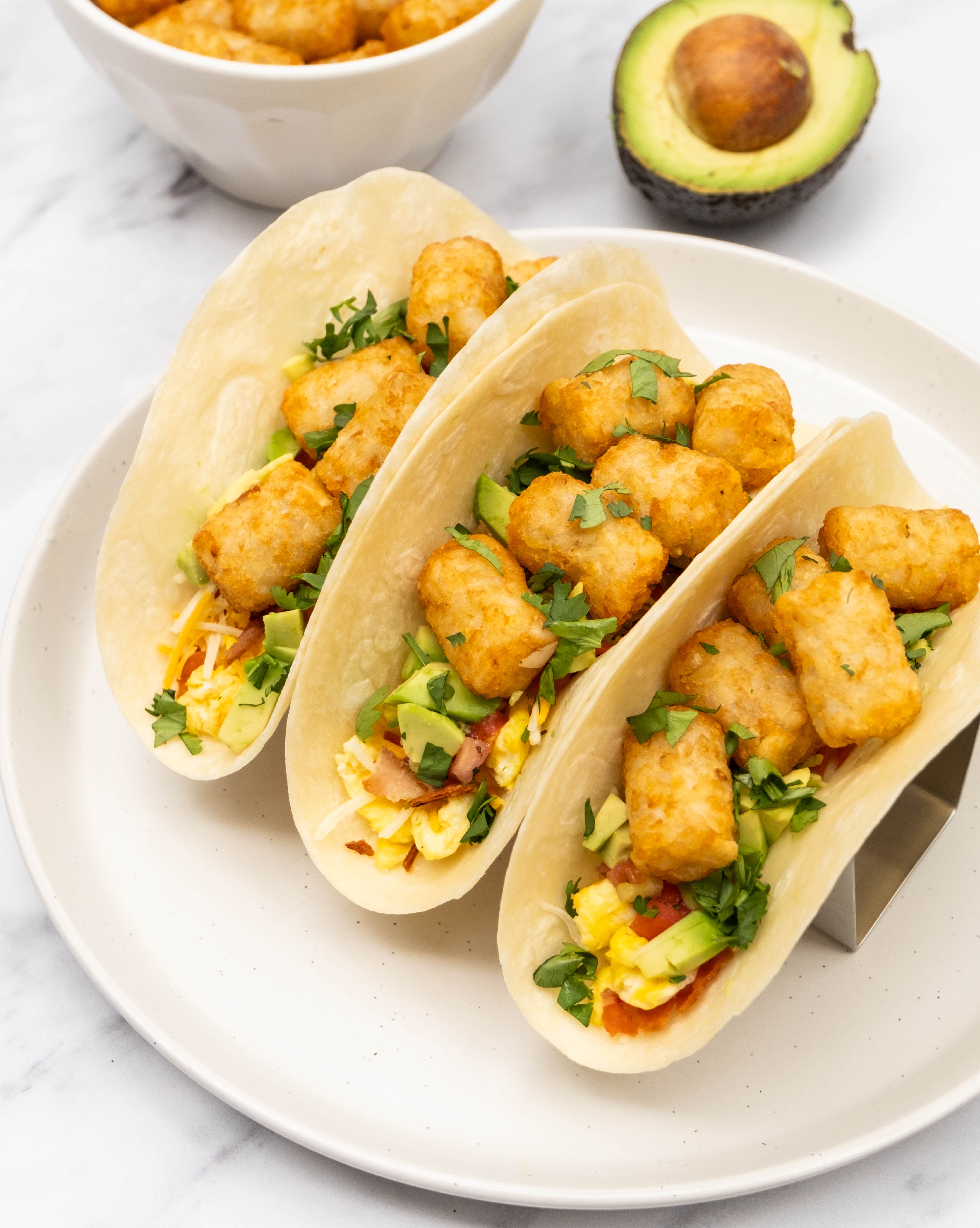 Easy Breakfast Tacos with Potato Tots | Cavendish Farms