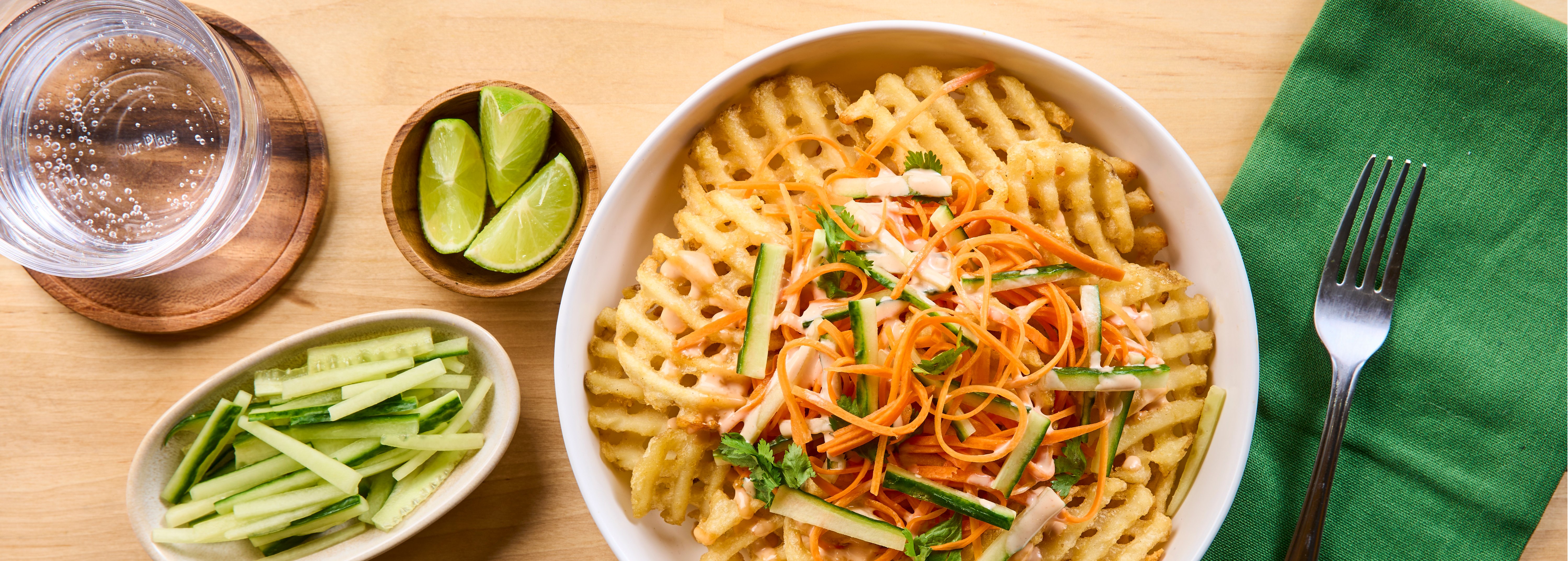 Easy Banh Mi Style Waffle Fries Recipe | Cavendish Farms