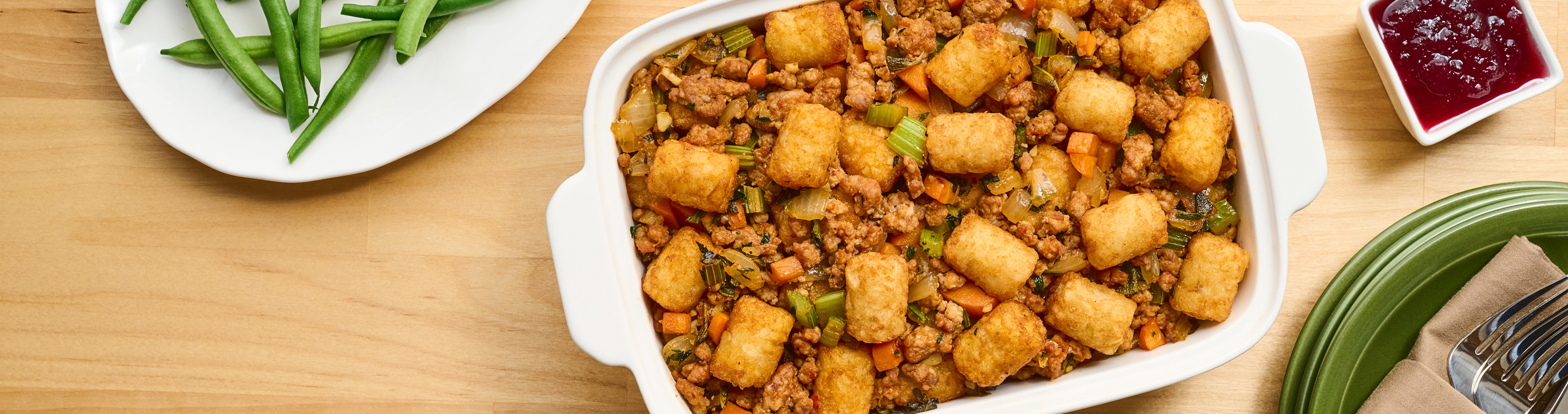 Potato Tot Stuffing Recipe | Cavendish Farms