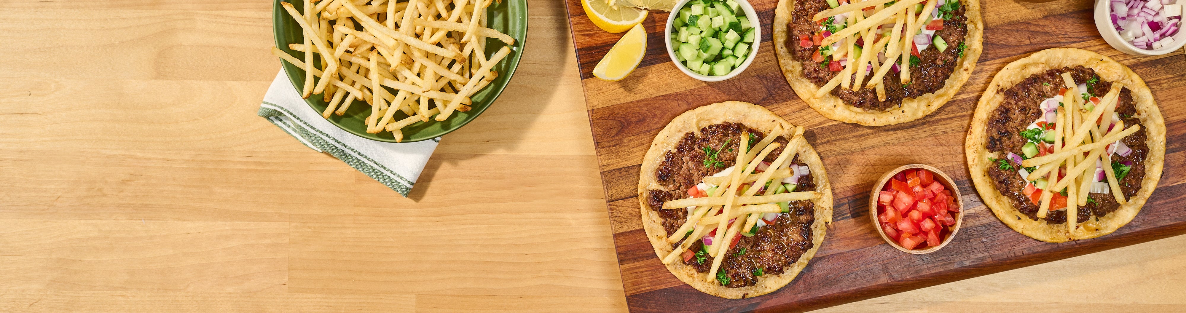Smash Gyro Tacos with Drive-Thru Fries | Cavendish Farms