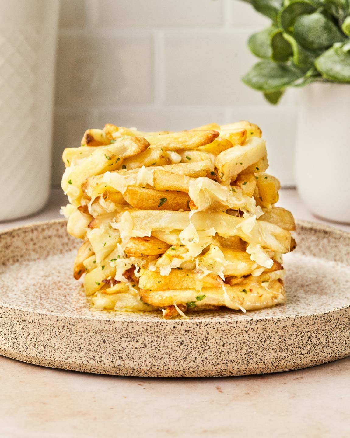 Garlic Cheese Stacked Fries | Cavendish Farms