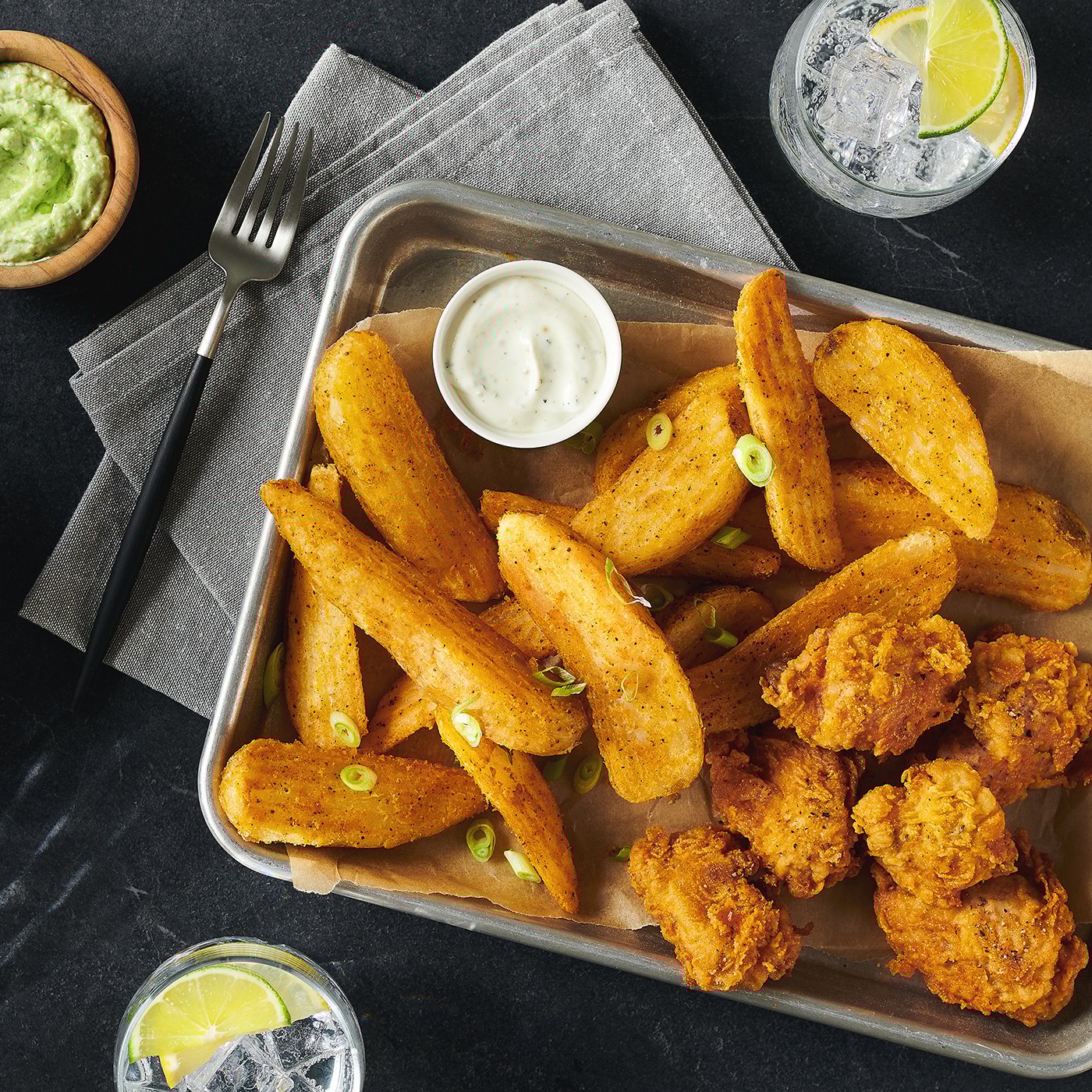 Southern Baked Chicken and Wedges Recipe | Cavendish Farms